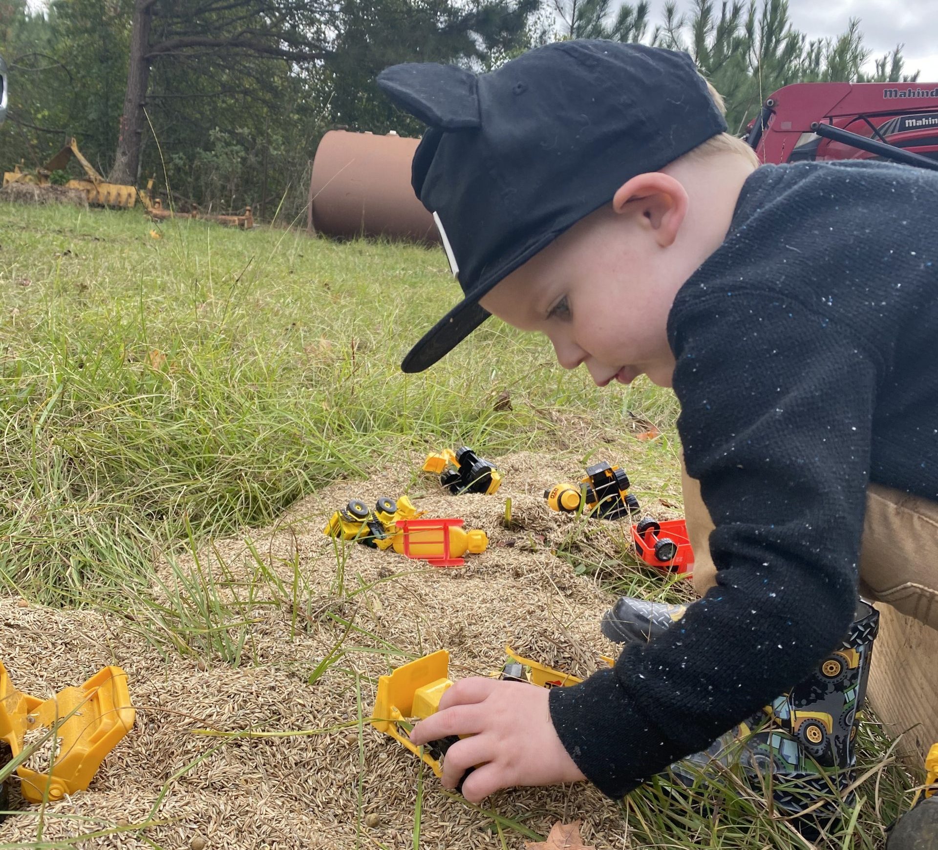 Clover, Winter Peas, Daikon Radish & Rye in the Ground - Wren Farms